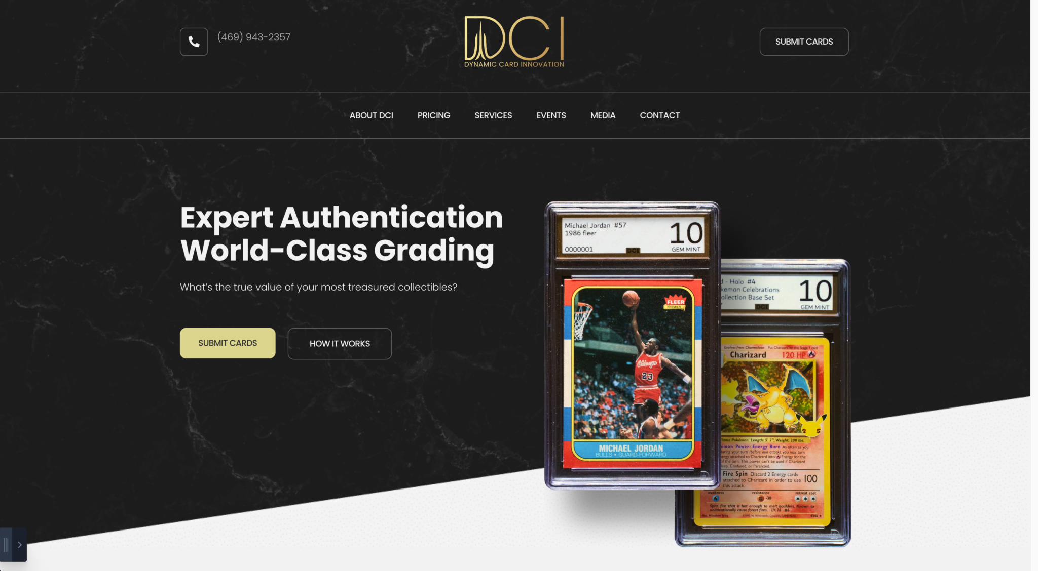 DCI Grading: Best Card Grading Company | RCR, Slabbing & More